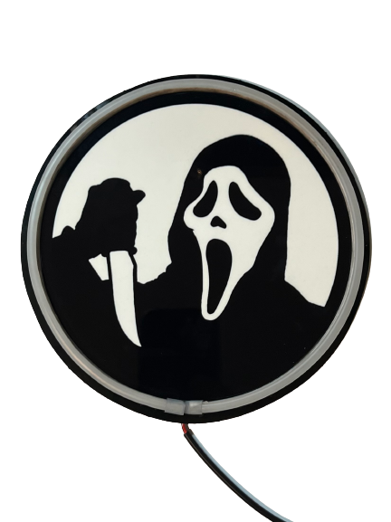 Scream Ghostface Neon Desk Light – Dead Dave Designs