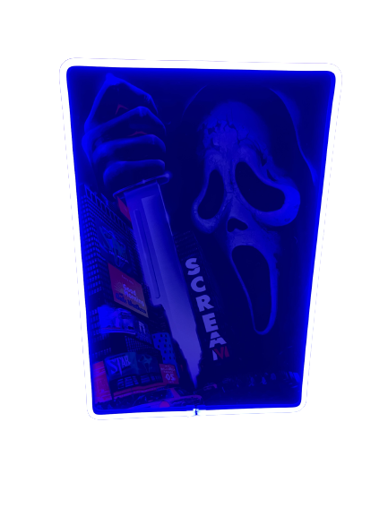 Scream 6 Movie Poster Neon Light – Dead Dave Designs
