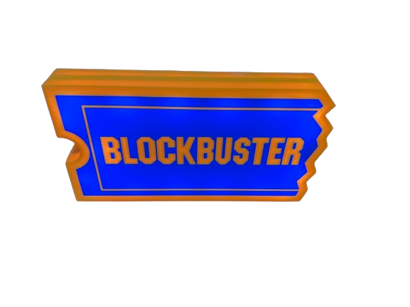 Blockbuster 3D Printed Night Light Wall Light – Dead Dave Designs