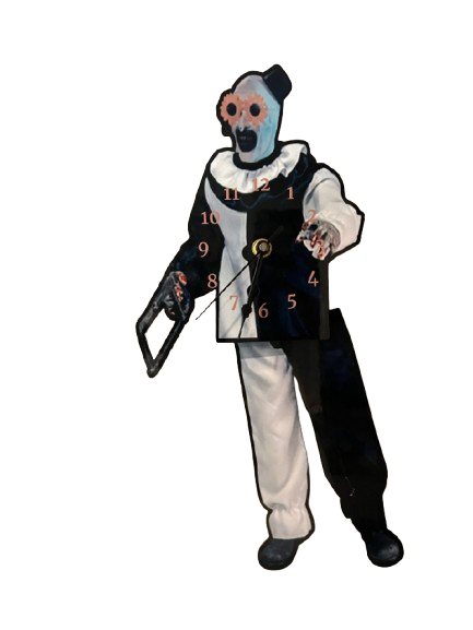 Terrifier Art the Clown Dancing Wall Clock – Dead Dave Designs