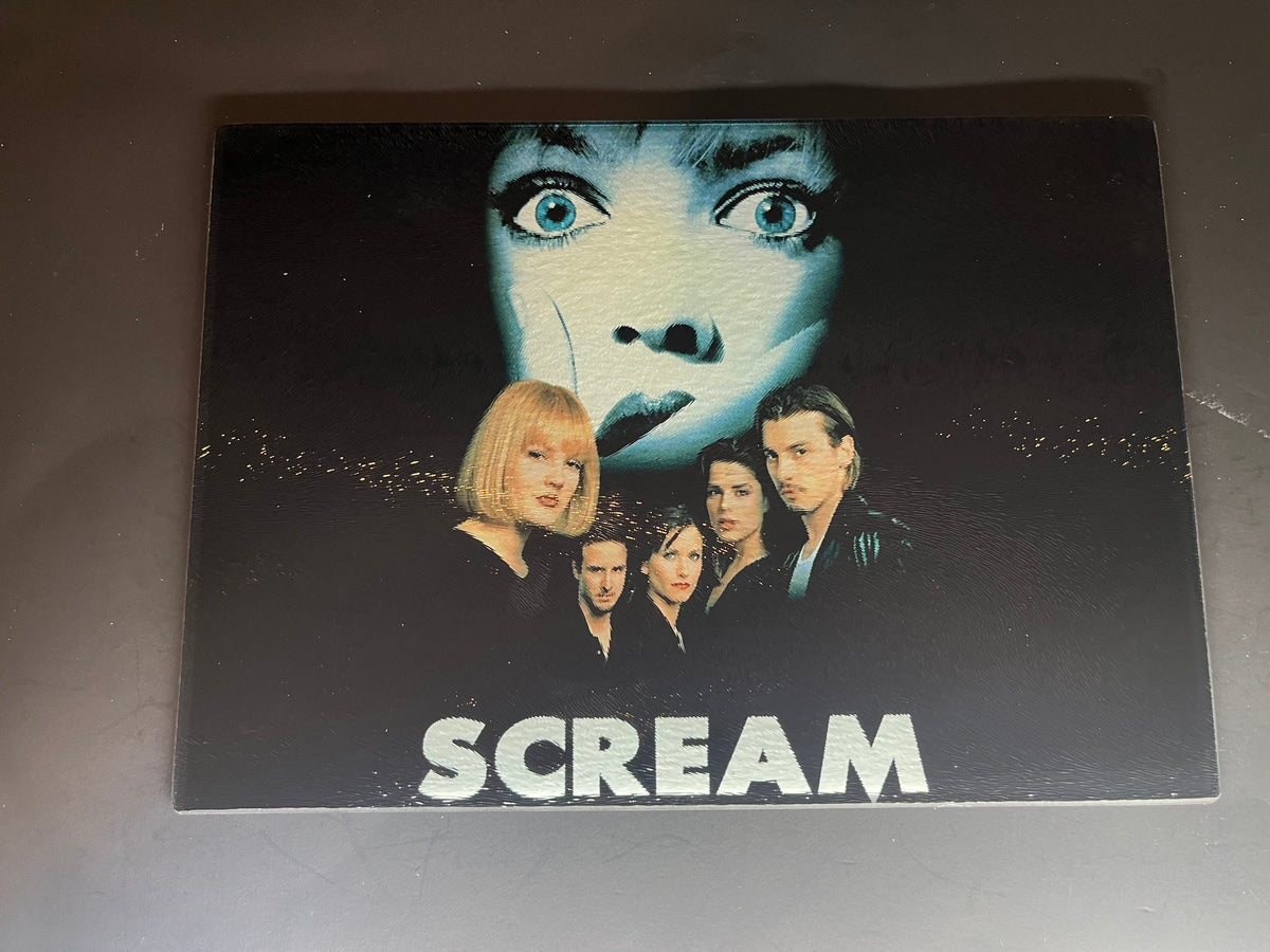 Scream 1996 Sublimated Glass Cutting Board With Matching Knife – Dead ...